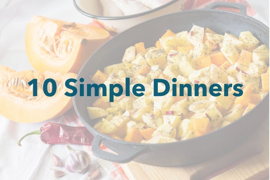 Custom Meal Plans - 10 Simple Dinners – Nutrition For Longevity Meal ...