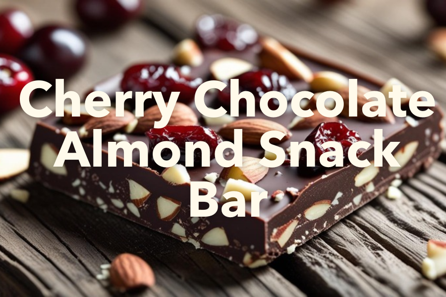 Cherry Chocolate Almond Snack Bar – Nutrition For Longevity Meal Delivery
